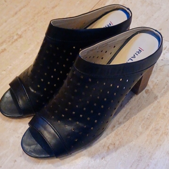 Rialto | Shoes | Rialto Maribel Peeptoe Mule Heels | Poshmark